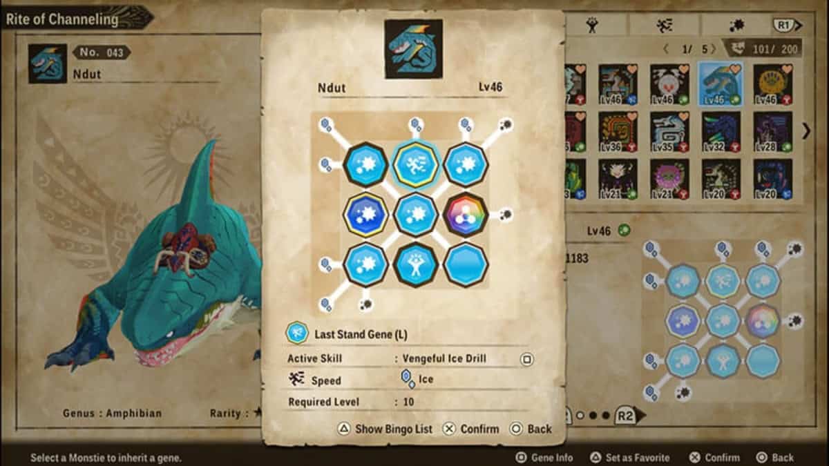 Monster Hunter Stories 2: All Genes and Skill List | The Nerd Stash