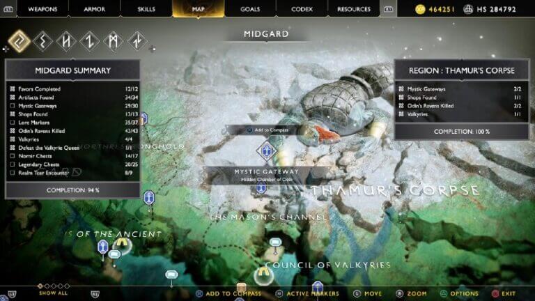 God of War (2018): All Valkyrie Locations | The Nerd Stash