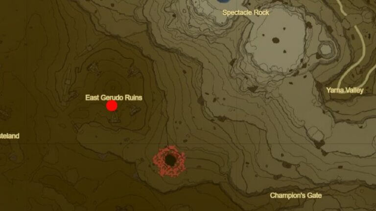 Pride of the Gerudo in Zelda Tears of the Kingdom