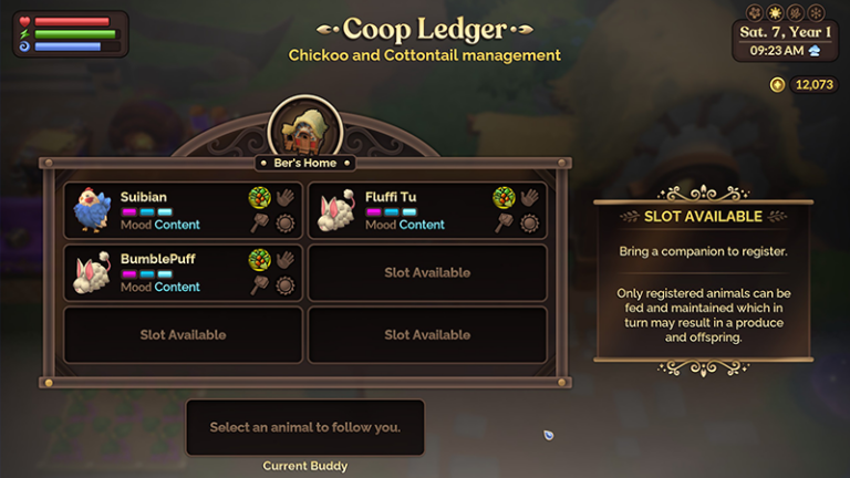 How To Use the Coop Ledger in Fae Farm | The Nerd Stash