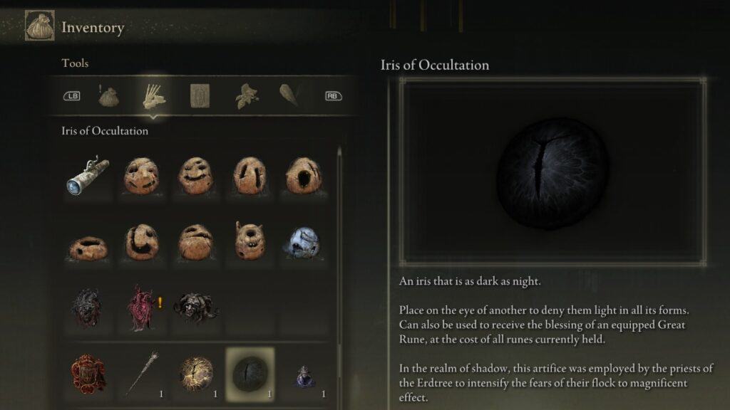 How to Get & Use Iris of Grace & Iris of Occultation in Elden Ring ...
