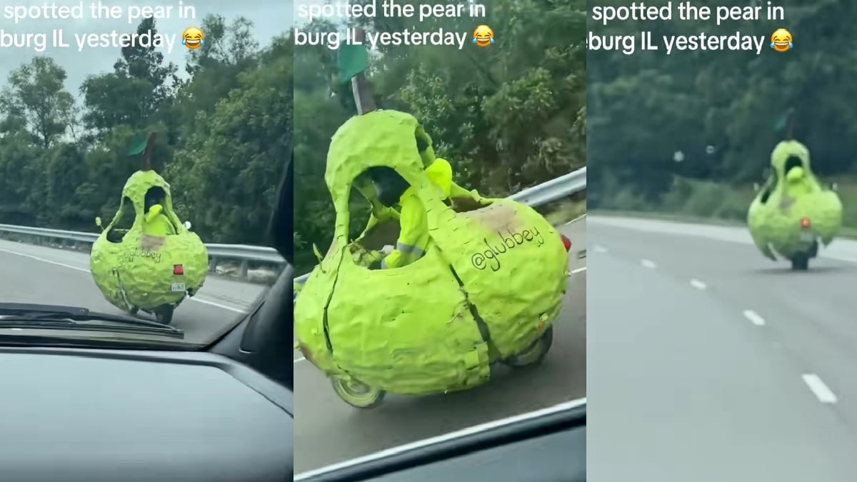 Illinois Residents Stunned After Real-Life 'Pear Car' Is Spotted on ...